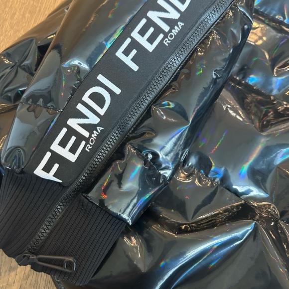 Fendi | Jackets & Coats | Fendi Holographic Ski Jacket | Poshmark